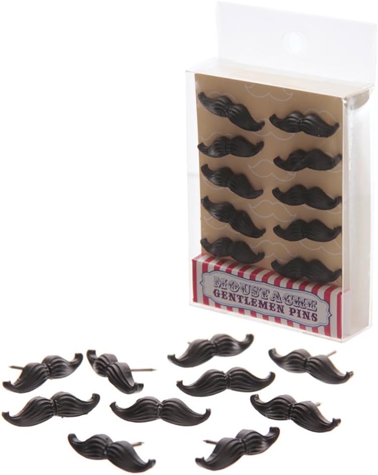 Amazon.com: Pack of 10 Moustache Pins : Arts, Crafts & Sewing