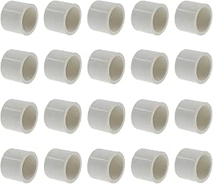 Amazon.com: 1 Inch PVC Pipe End Cap Fitting,SAFYY PVC Pipe Cap Plug ...