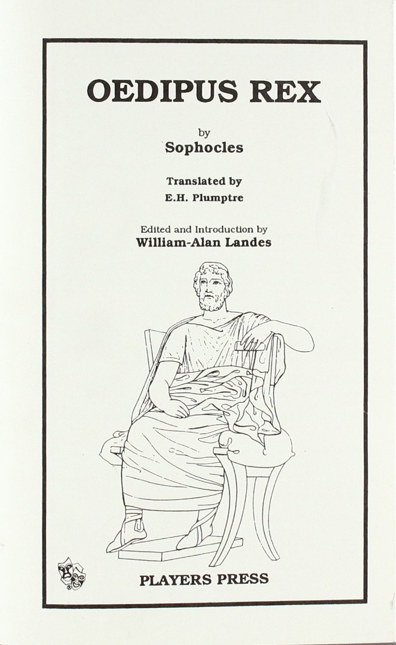 Oedipus Rex: Sophocles, Landed, William-Alan, Plumptre, E. H ...