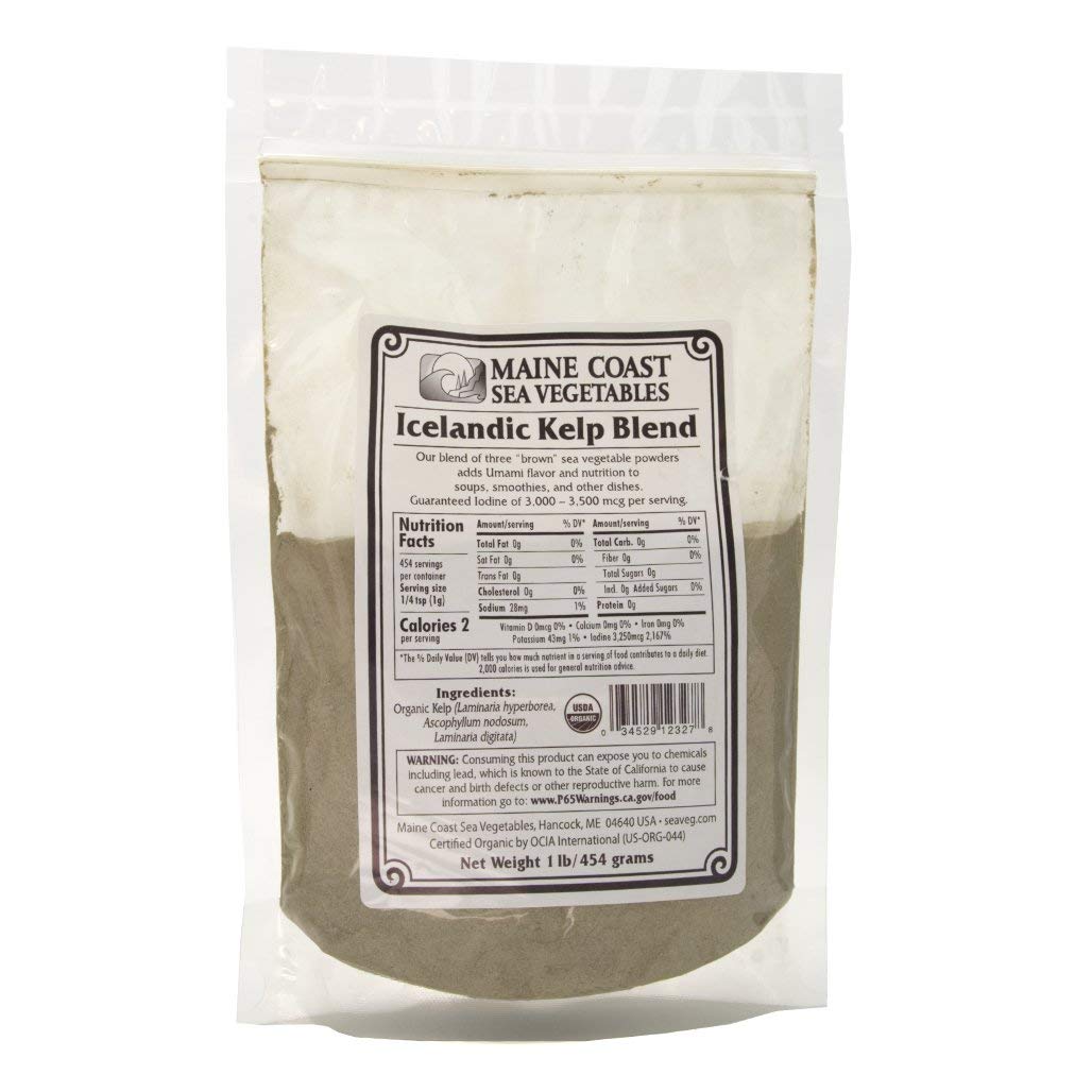 Amazon.com : Kelp Powder "Icelandic Kelp Blend" | 1 Pound | Organic ...