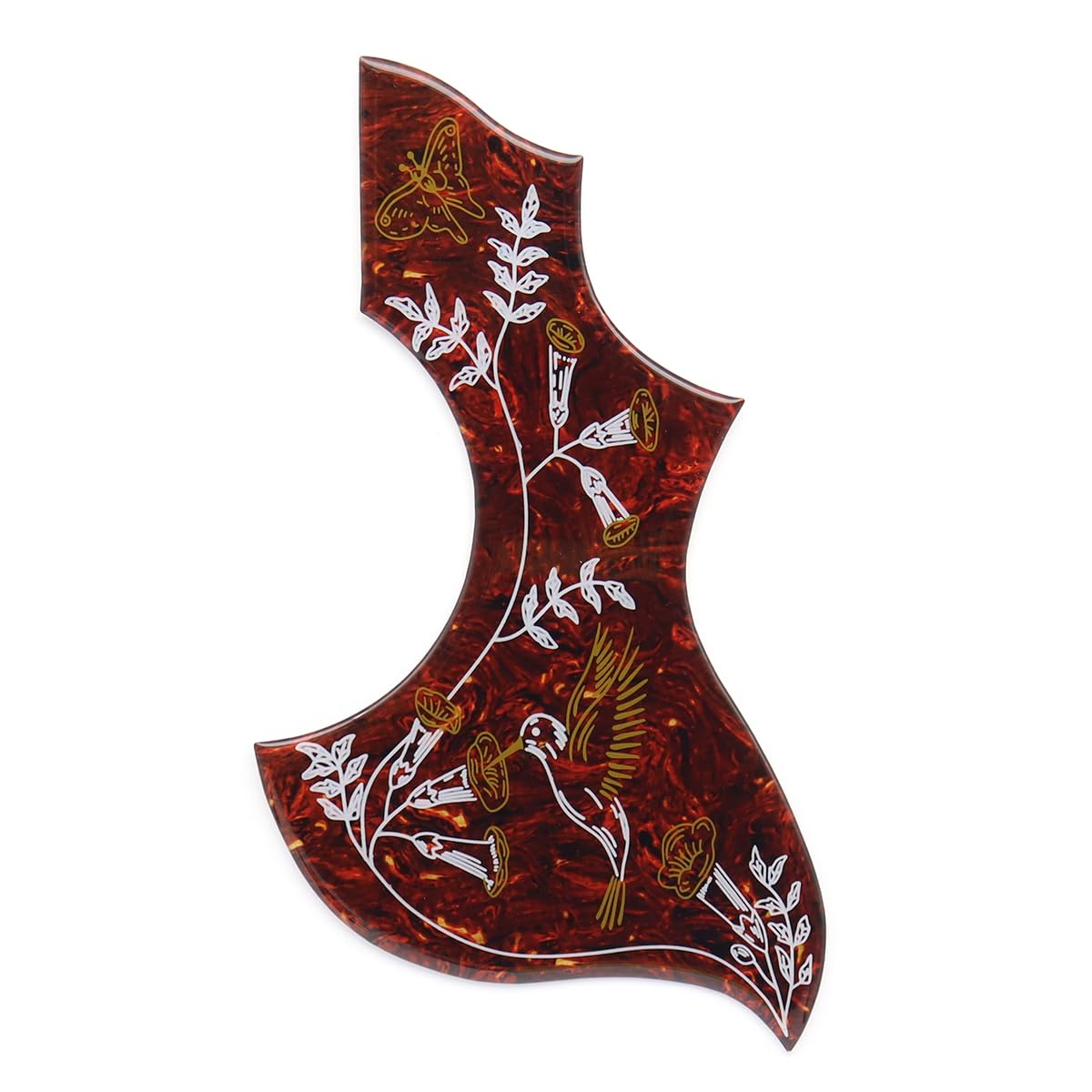 Amazon.com: Acoustic Guitar Hummingbird Pickguard Thickened 2mm Self ...
