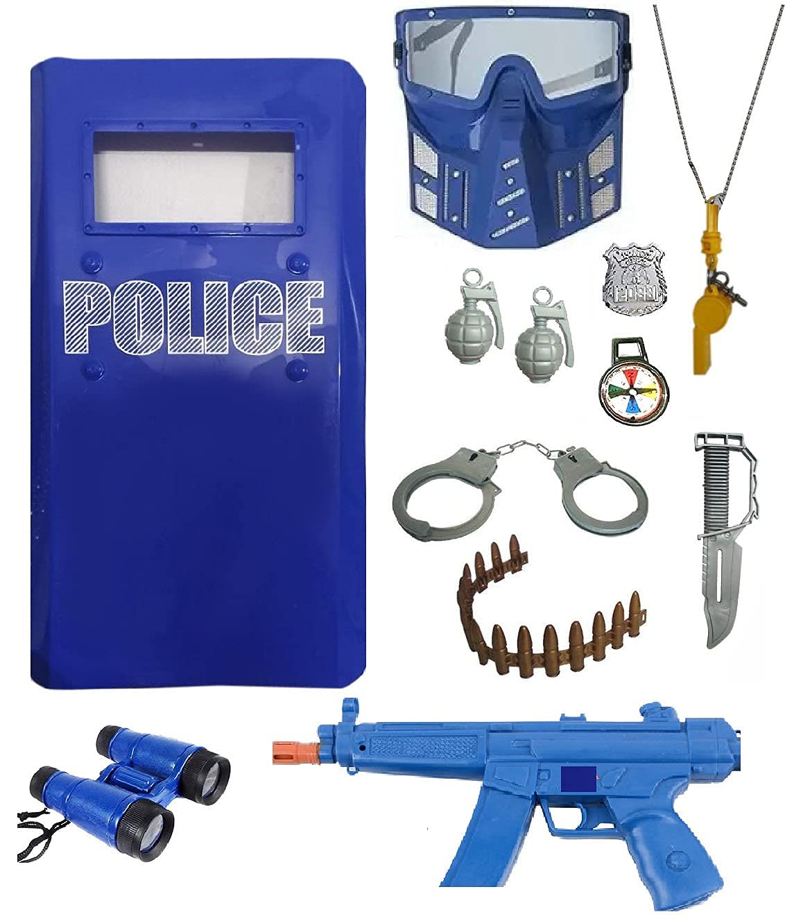 Indusbay Police Officer Swat Role Play Dress Up Set Kids | Desertcart ...