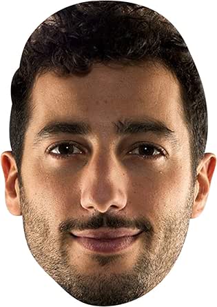 FoxyPrinting Daniel Ricardo Sports Star Celebrity Cardboard Party Face ...
