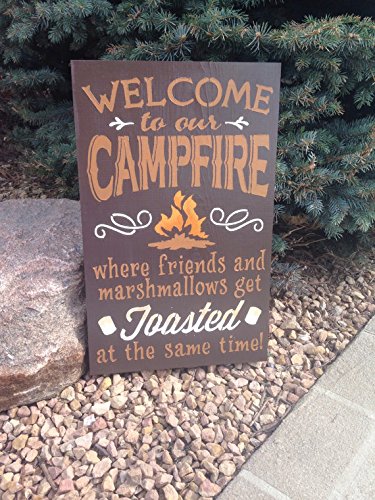 Amazon.com: Welcome to our campfire, sign : Handmade Products
