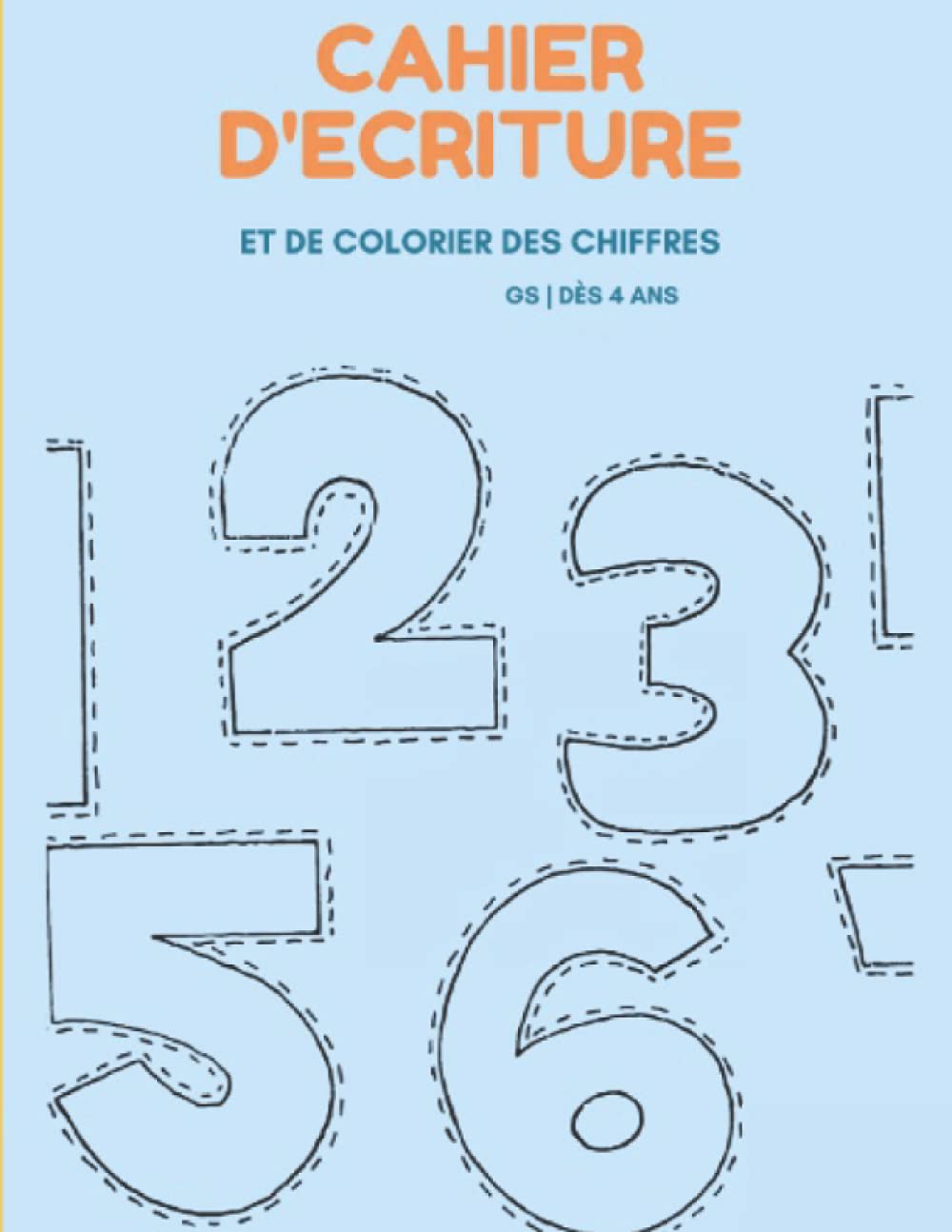 Cahier Decriture Et De Colorier Les Chiffres Gs Des 4 | Desertcart KSA