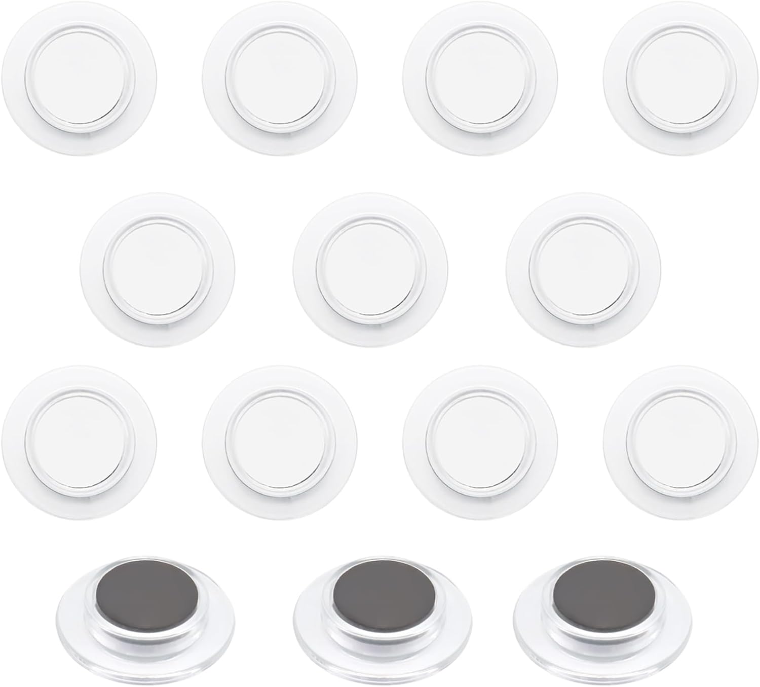 ZDZBLX Fridge Magnet Strong Magnetic Board Magnets, Pack of 14 Flat ...