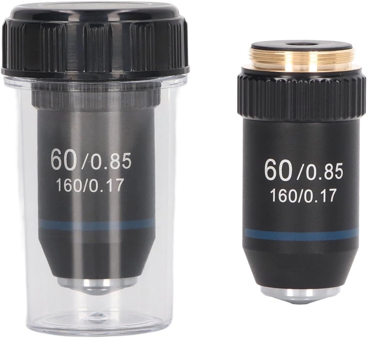 Amazon.com : Achromatic Objective, 60X Achromatic Microscope Objective ...