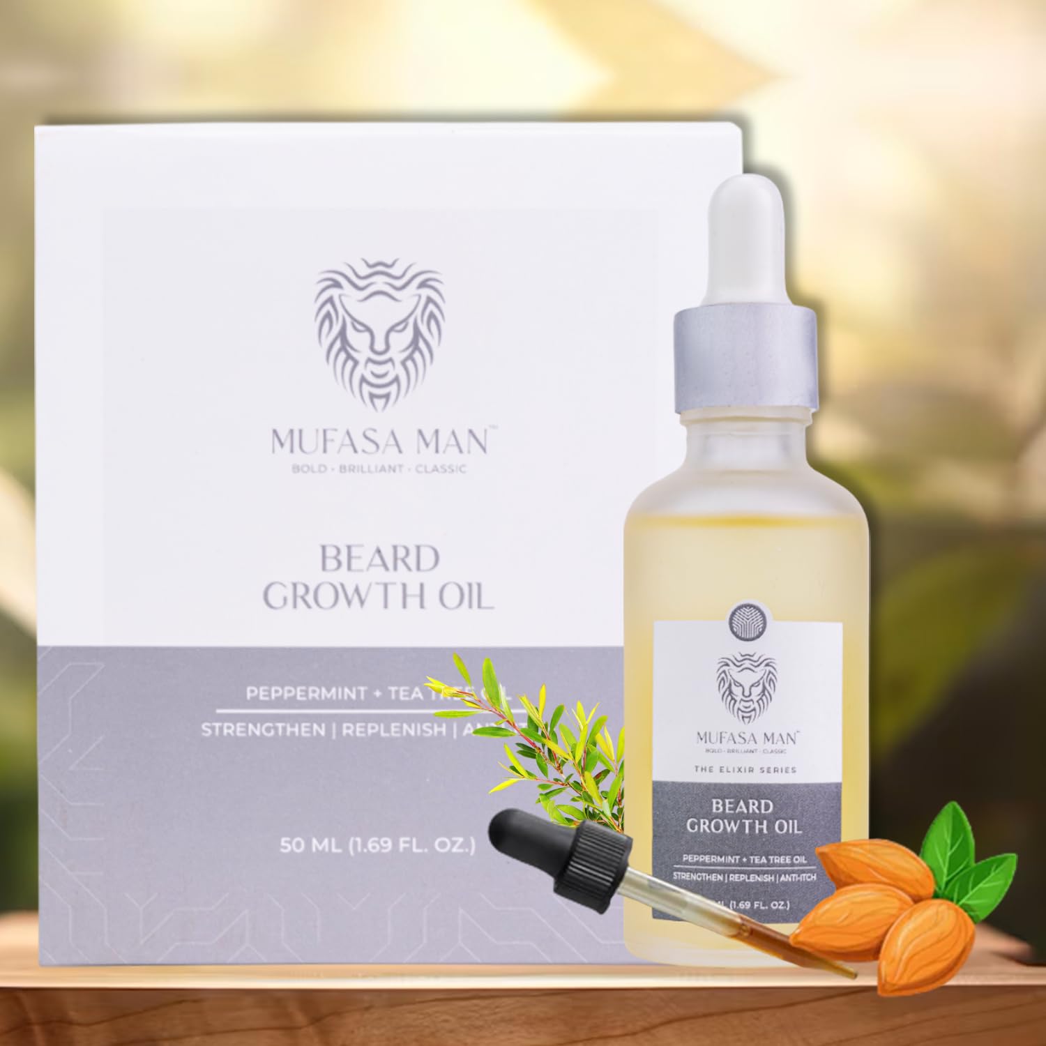 Buy Mufasa Man Beard Nourishing Oil 50 ML | Natural Cold-pressed ...