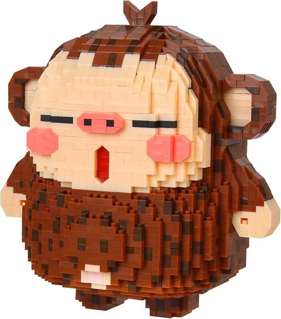 Amazon.com: Larcele Micro Building Blocks Animal Set, DIY Mini 3D ...