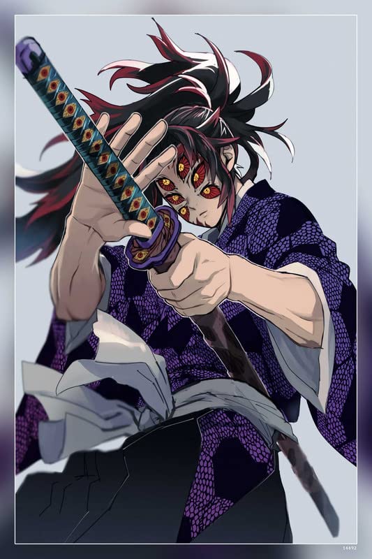 Poster Best Kokushibo Demon Demon Slayer Kimetsu No Yaiba Kokushibo ...