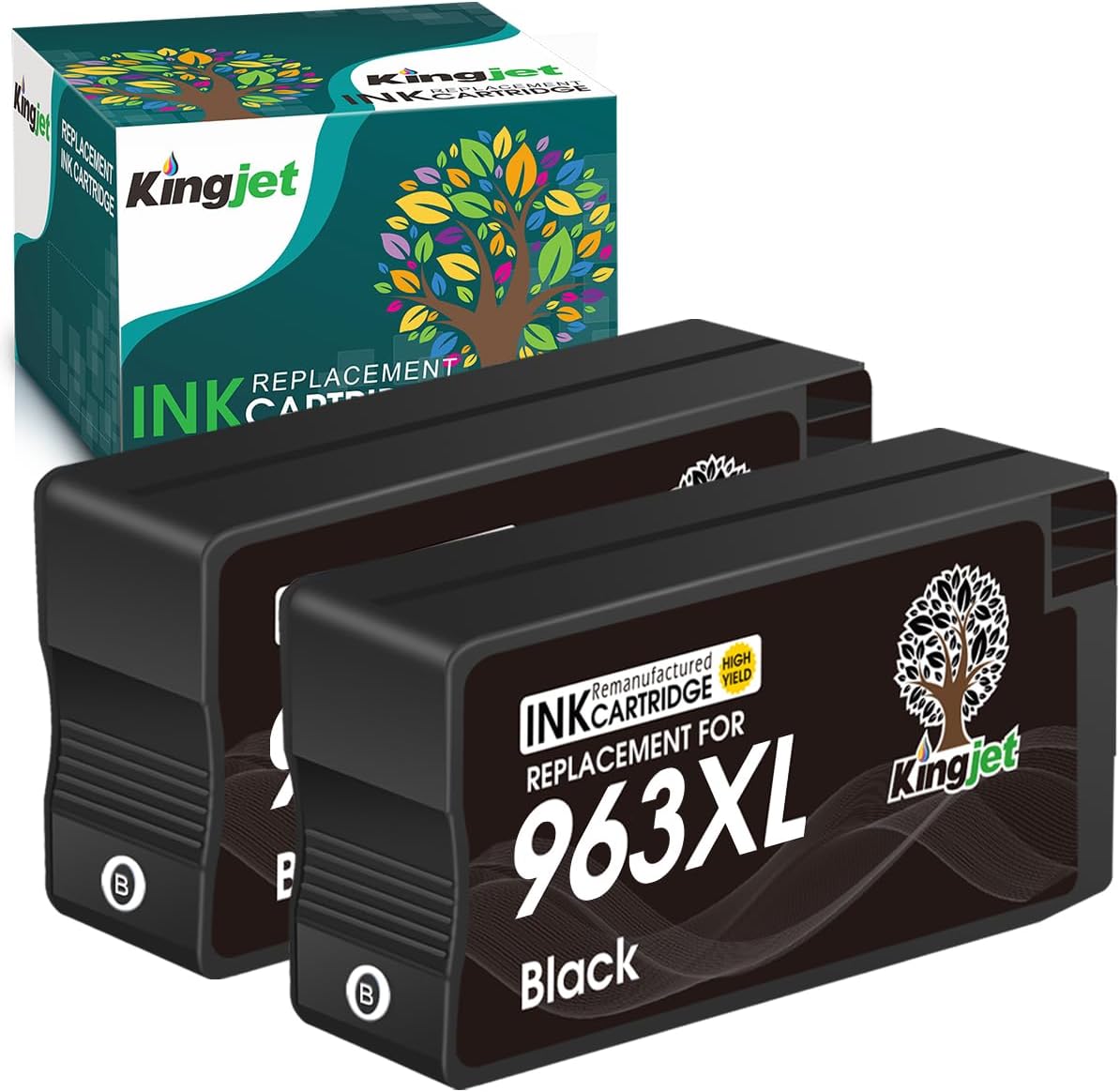 HP 3JA30AE 963XL High Yield Original Ink Cartridge, Black, Single Pack ...