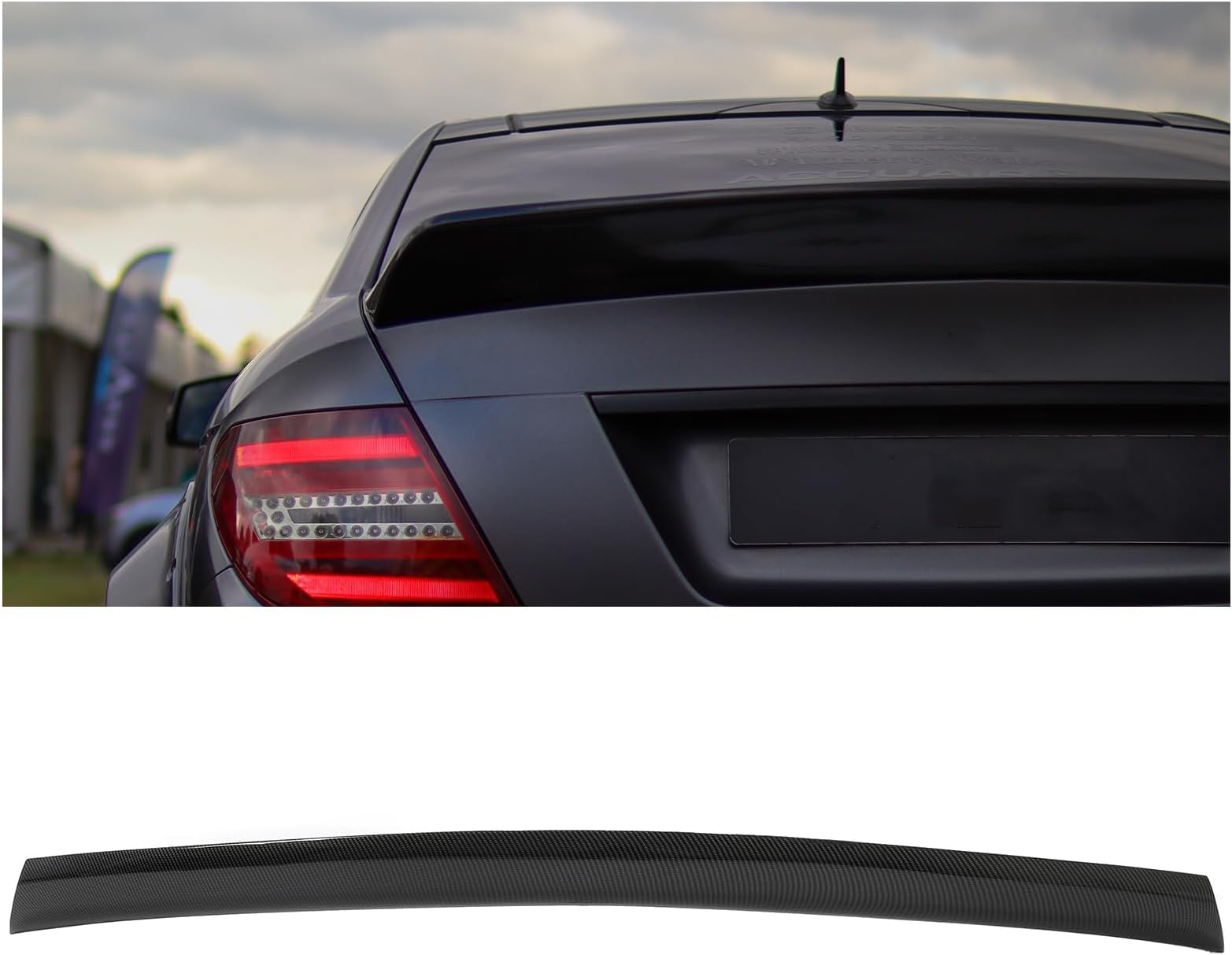 Amazon.com: KUAFU Trunk Spoiler Wing Compatible with 2008-2015 Mercedes ...