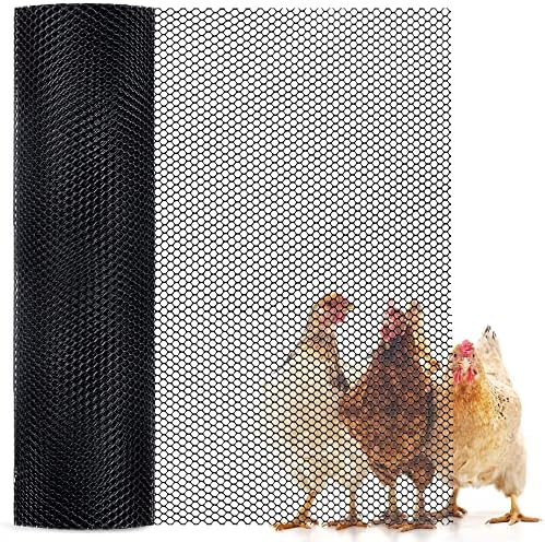 Amazon.com : Plastic Chicken Wire Fence Mesh 16INx10FT, Hexagonal ...