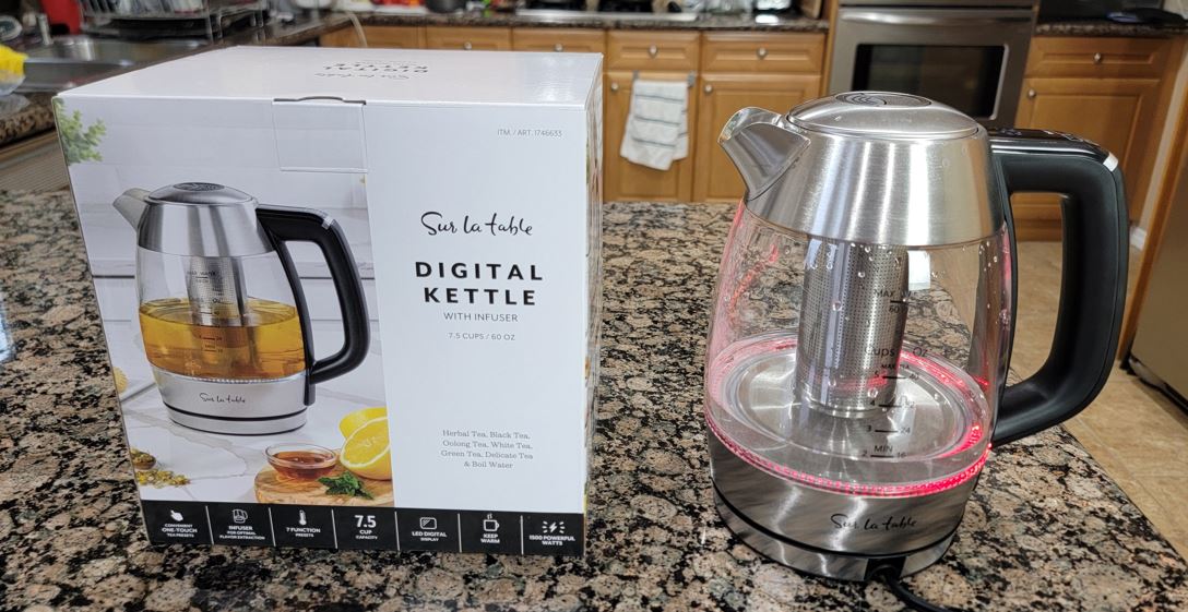 Watch Sur La Table Digital Kettle with Infuser on Amazon Live