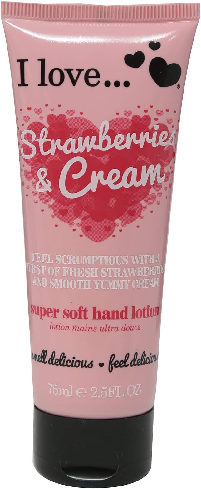 Amazon.com : I LOVE Strawberries and Cream Super Soft Hand Lotion ...