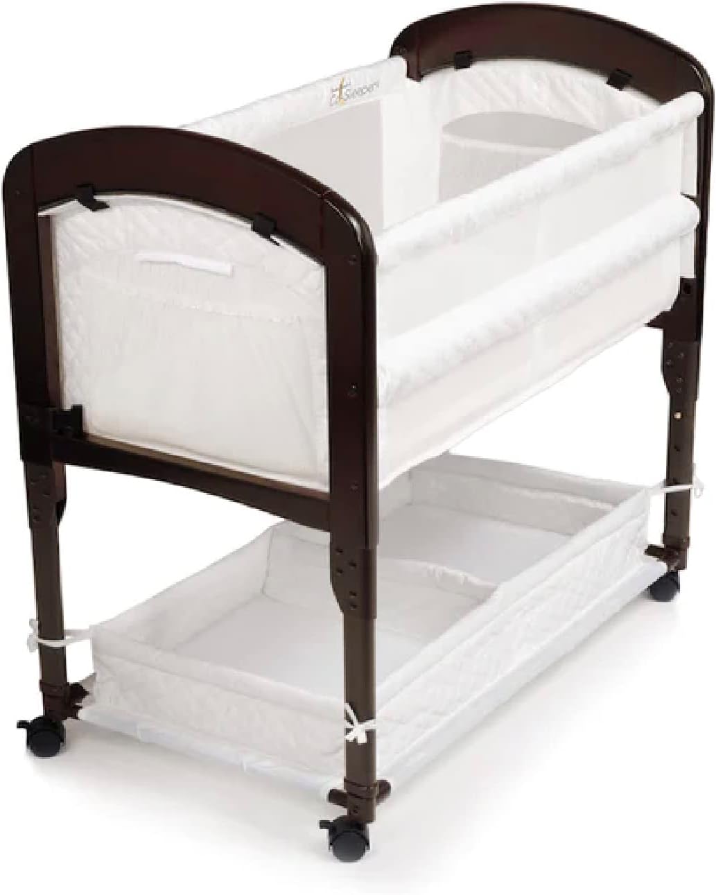 Amazon.com : Arm’s Reach Clear-Vue Co-Sleeper Bedside Bassinet ...