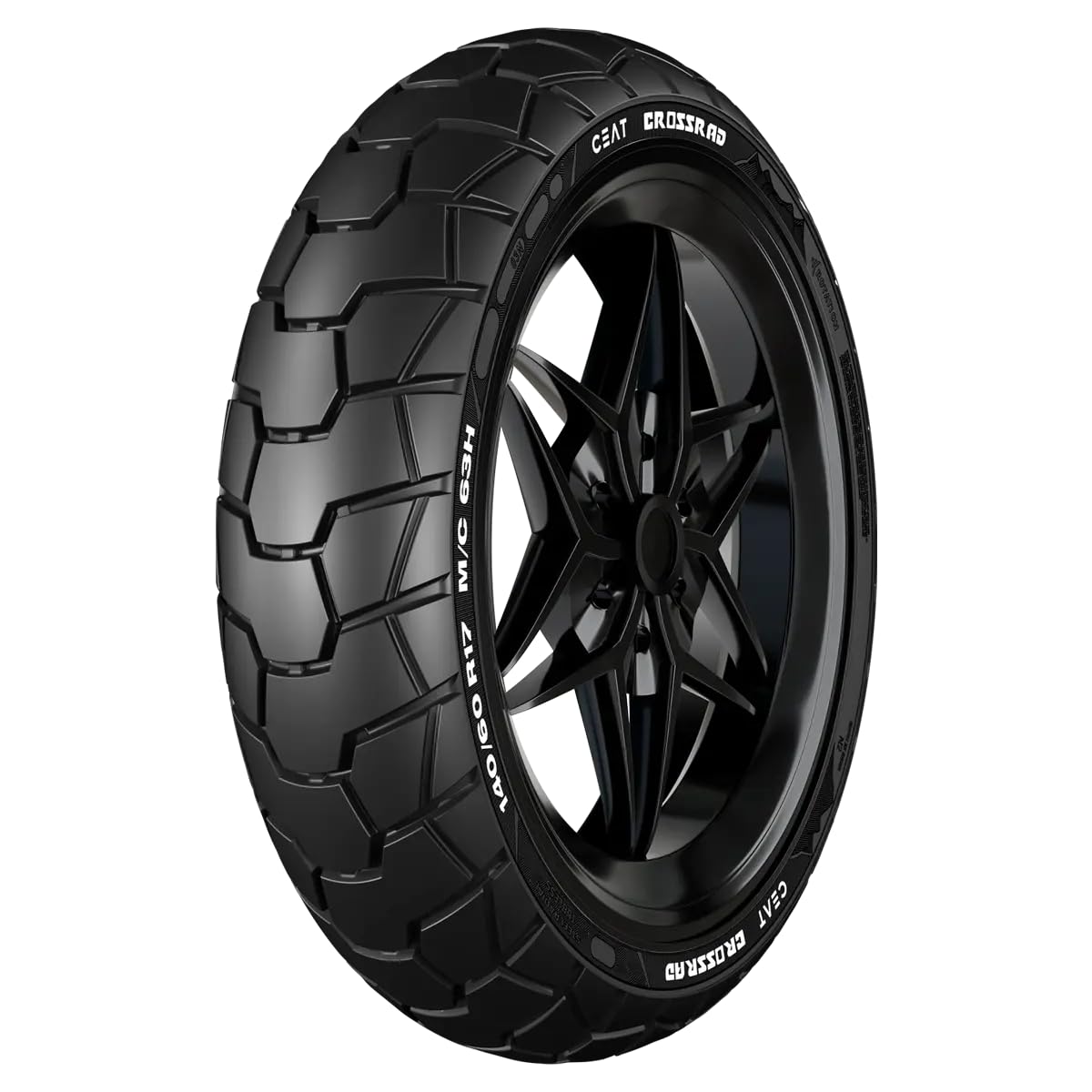 CEAT Cross Rad 140/60% R17 63H Tubeless Tyre : Amazon.in: Sports ...