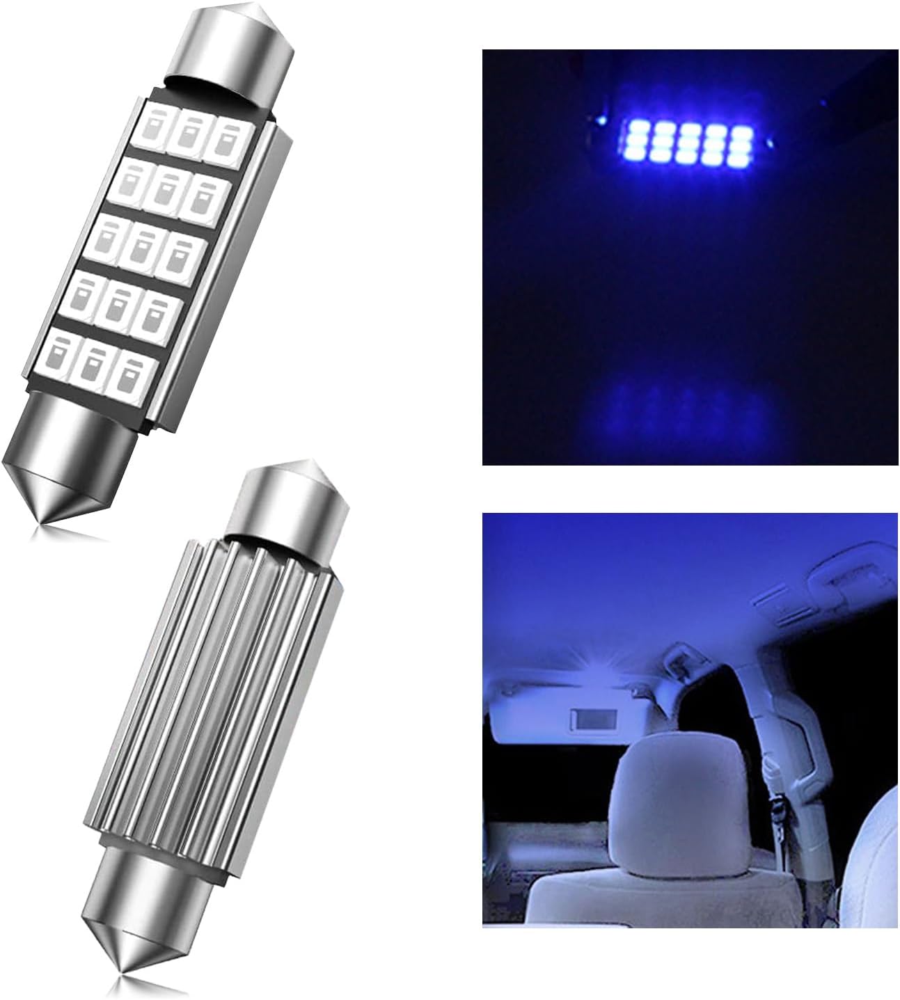 Amazon.com: Gseigvee 2 PCS Car Led Lights, Waterproof Double-pointed ...