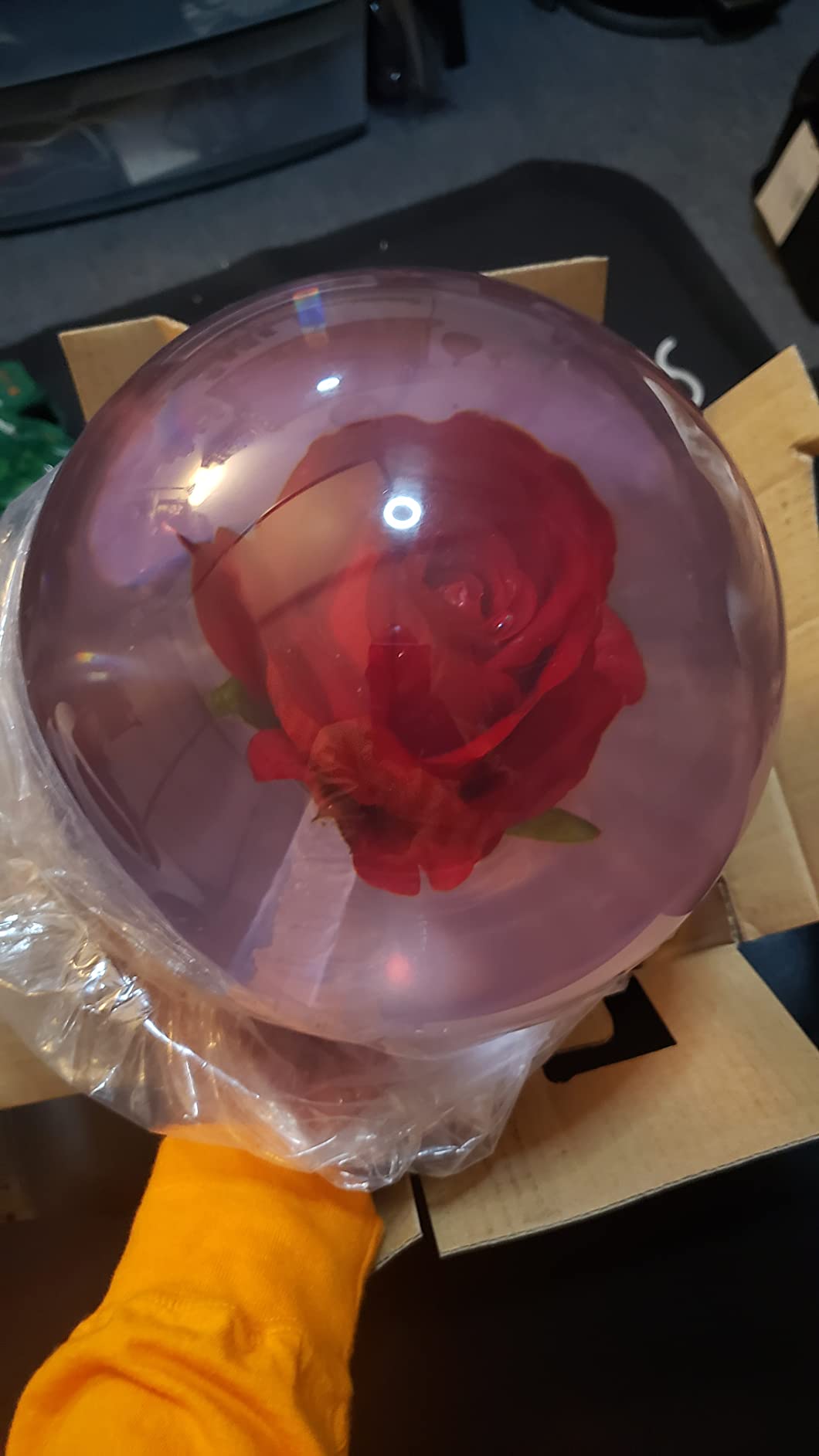 $23/mo - Finance KR Clear Red Rose Bowling Ball- 14lbs | Buy Now, Pay Later