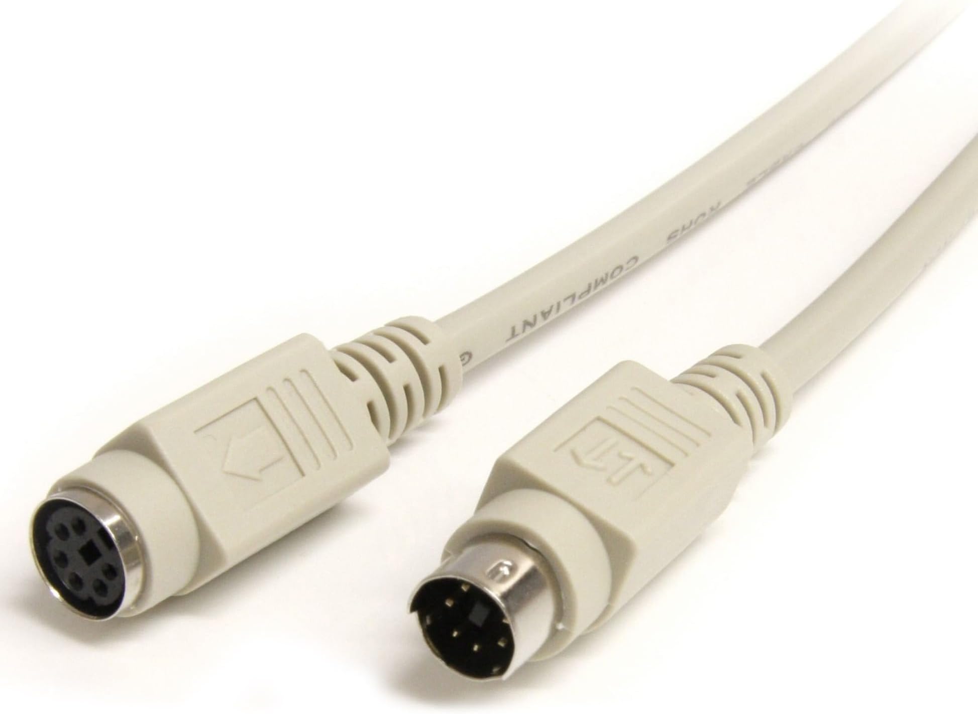 StarTech.com 6 ft PS/2 Keyboard or Mouse Extension Cable - M/F ...