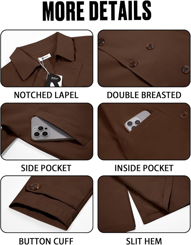 Abrigo runcati para hombre, solapa con muesca de Chile | Ubuy