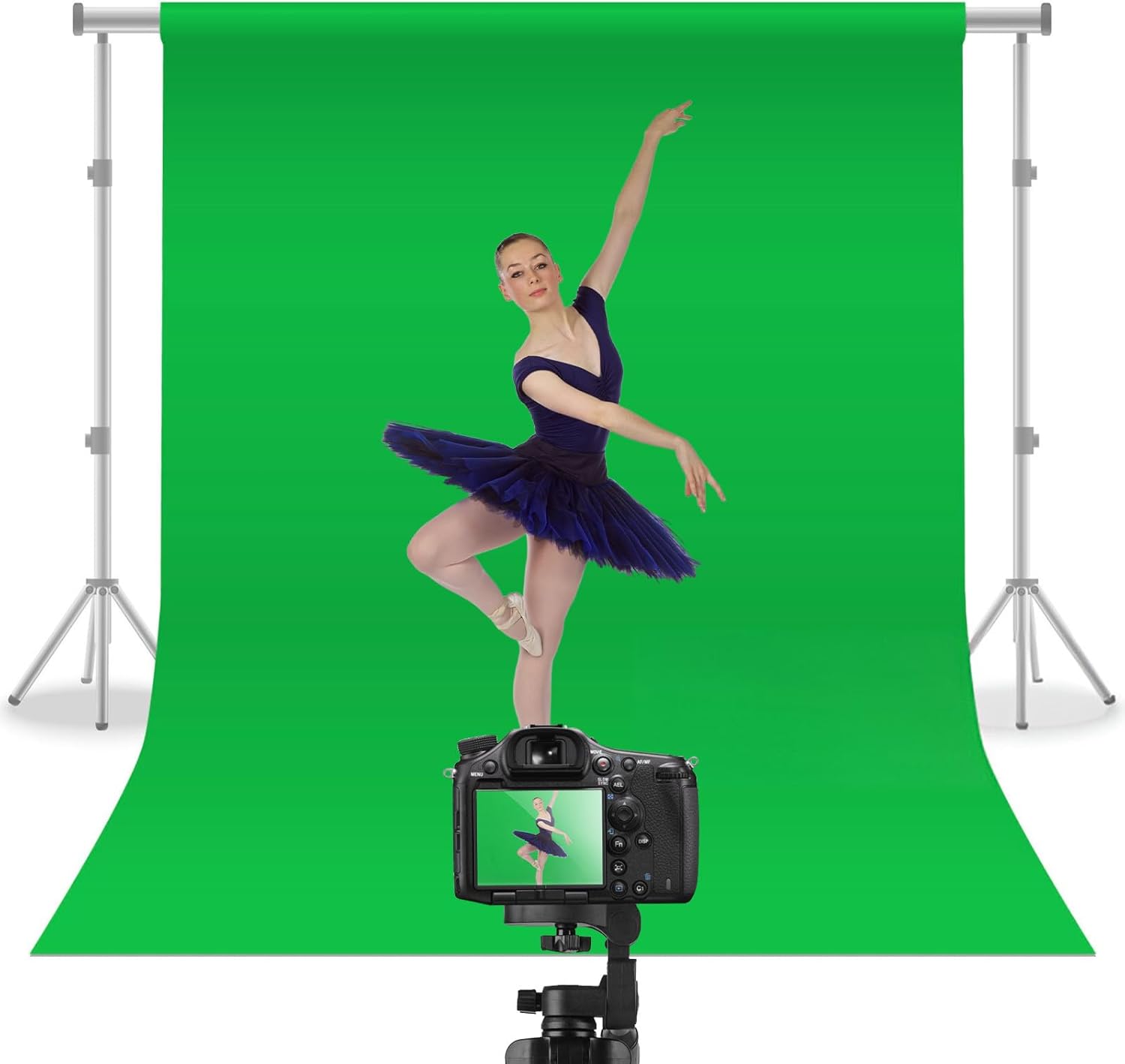 Amazon.com : 10X12ft Green Screen Backdrop for Photography,Chromakey ...