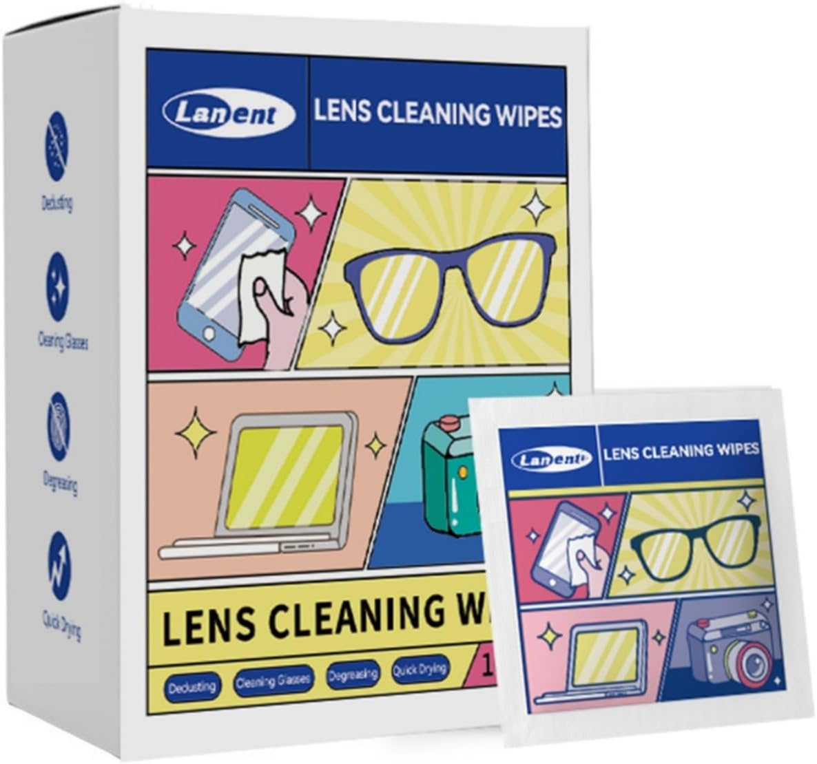 Amazon.com: Zeiss Pre-Moistened Lens Cleaning Wipes, 400 Count (Pack of ...