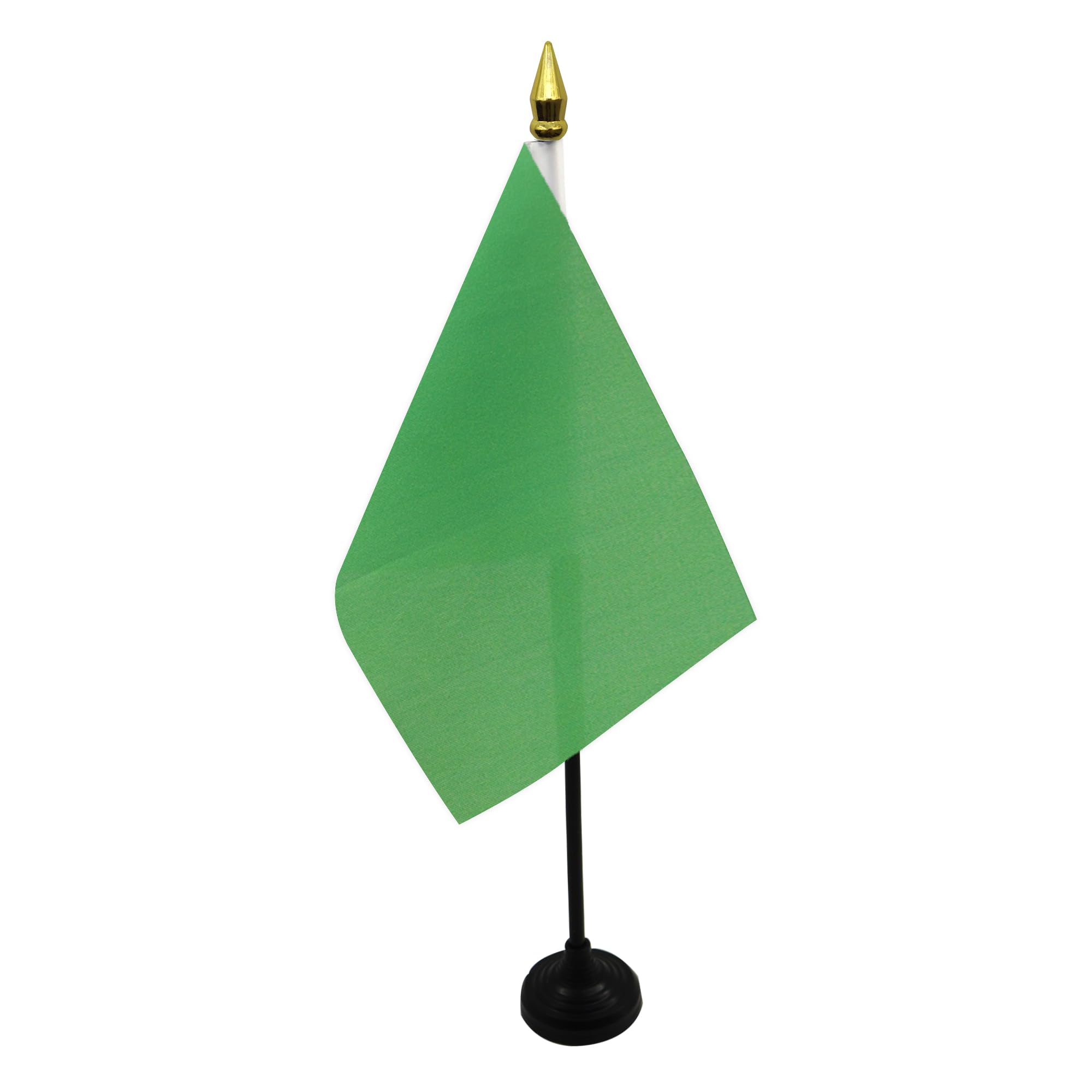 Amazon.com: Plain Green Table Flag 4'' x 6'' - Green Solid color Desk ...