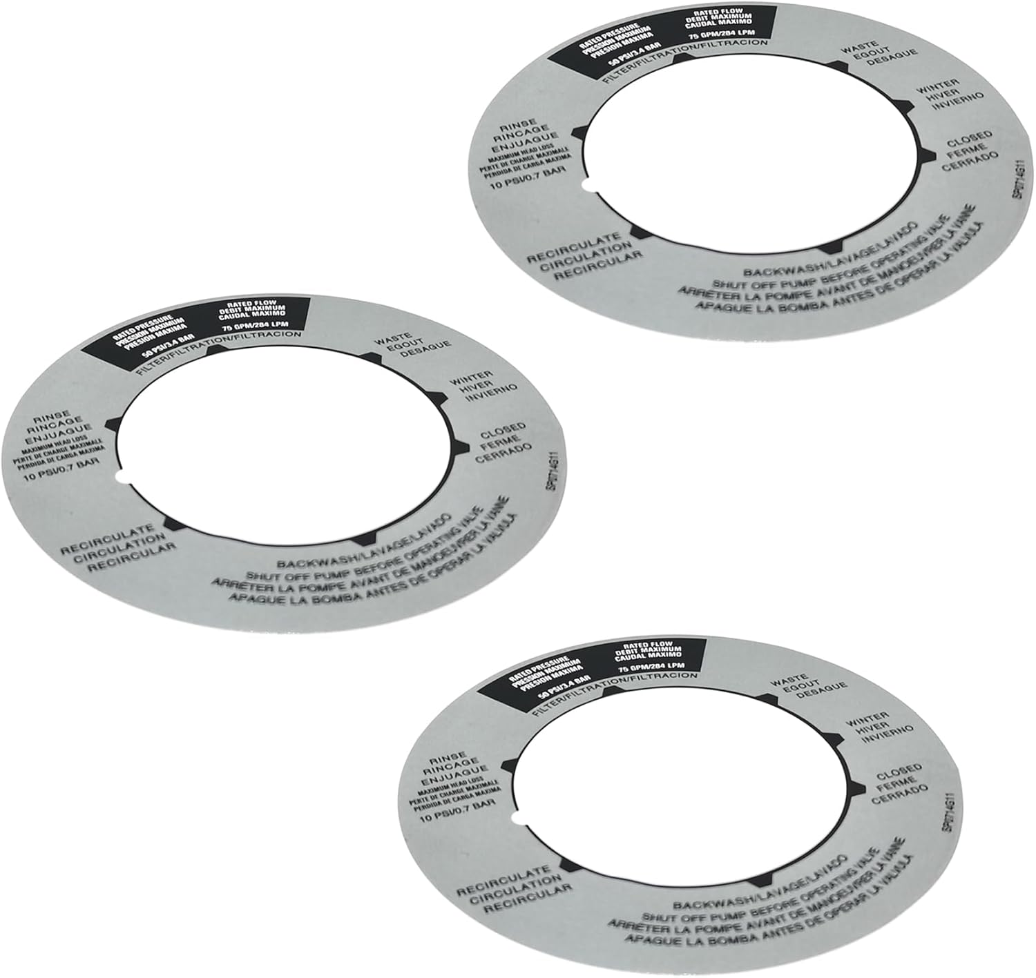 Amazon.com: WFCYQ (3 Pack SPX0714G Valve Label Replacement Fits ...