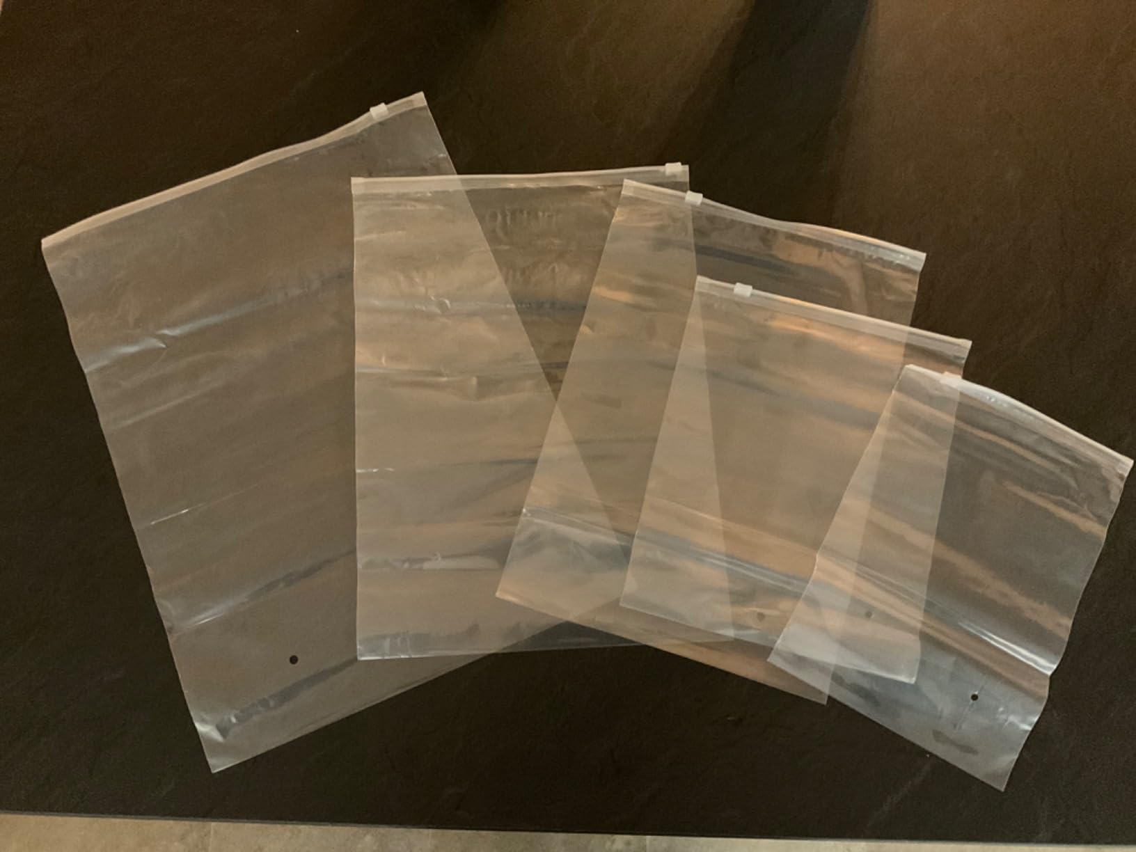 35 Pieces Zip Lock Bags, Reusable Storage Bags Seal Clothes Bags for ...