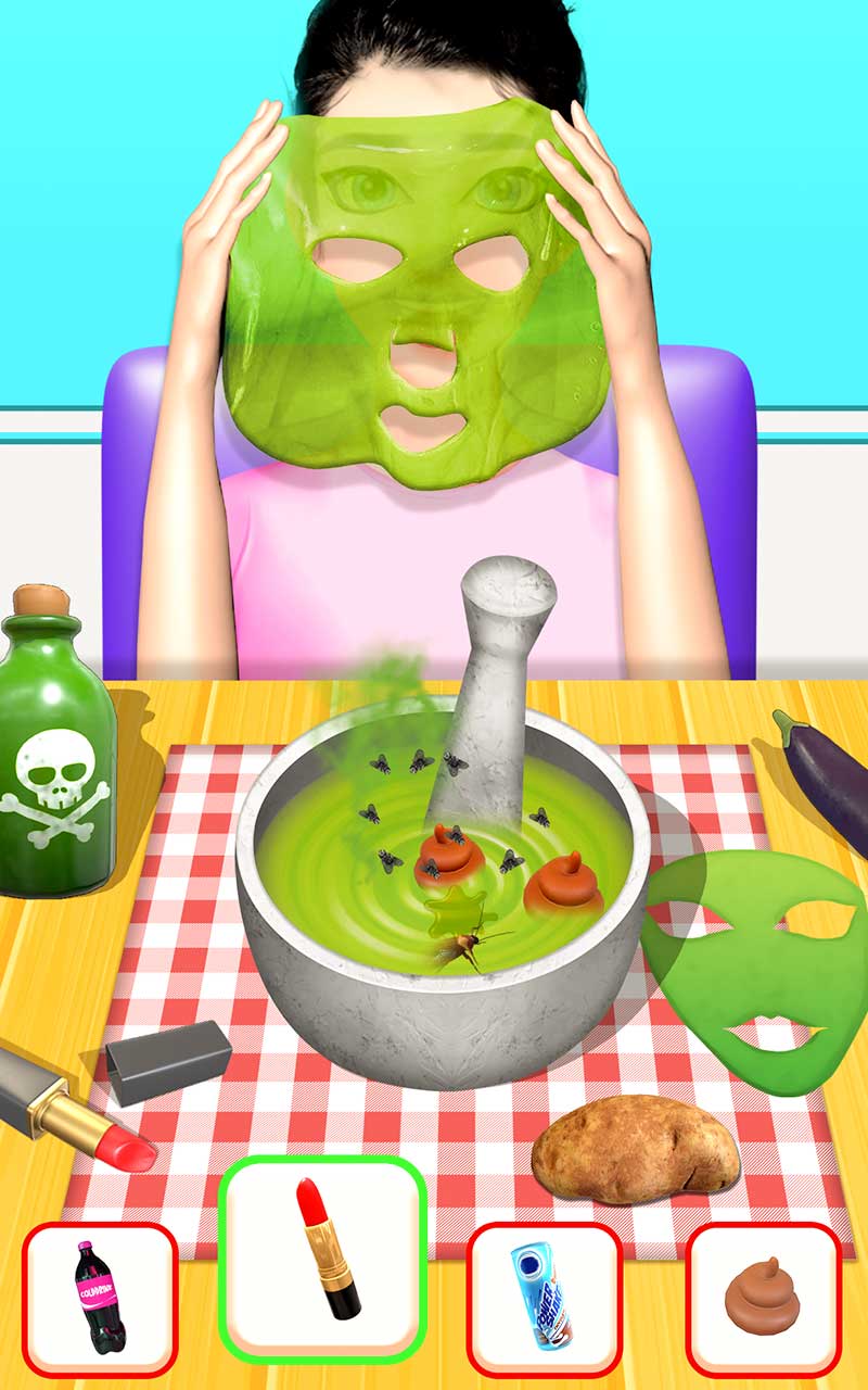 DIY Mask Mixture ASMR Makeup - DIY Face Mask Salon Game - App on Amazon Appstore