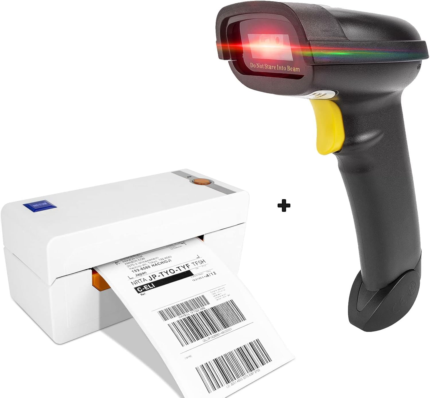 Amazon.com : NETUM NT-1228BL Bluetooth 2D Barcode Scanner, NETUM NT ...