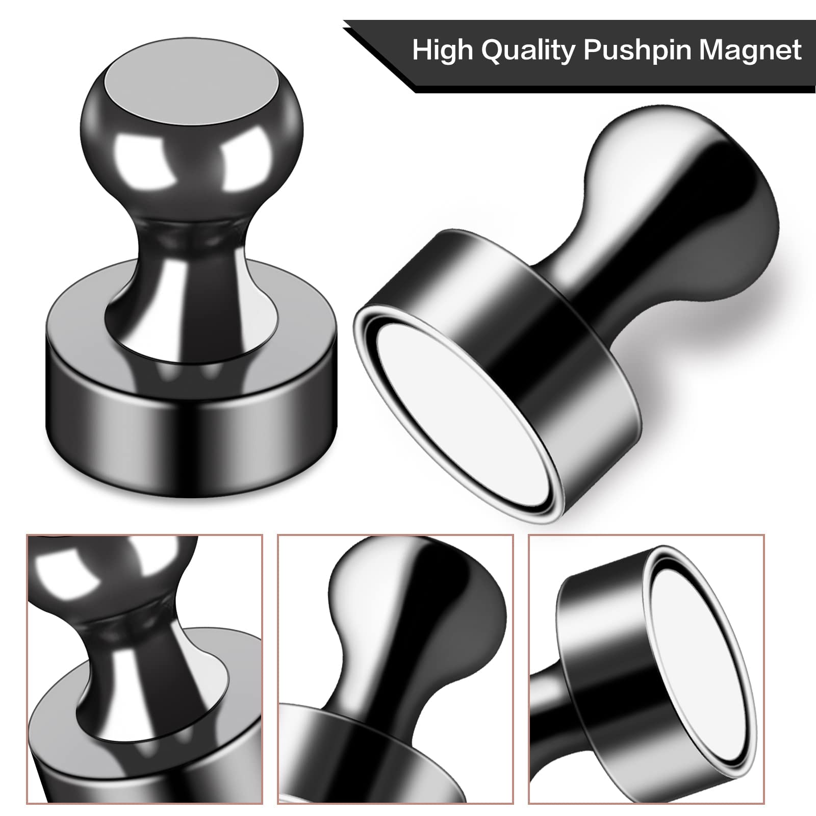 Snapklik.com : Fridge Magnets 60Pcs Refrigerator Whiteboard Small ...