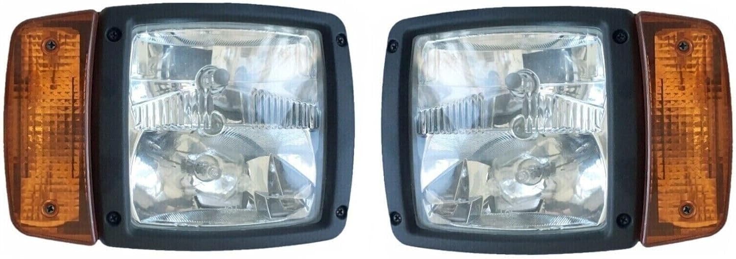 Amazon.com: For Jcb Telehandler Loader Left + Right Headlights ...
