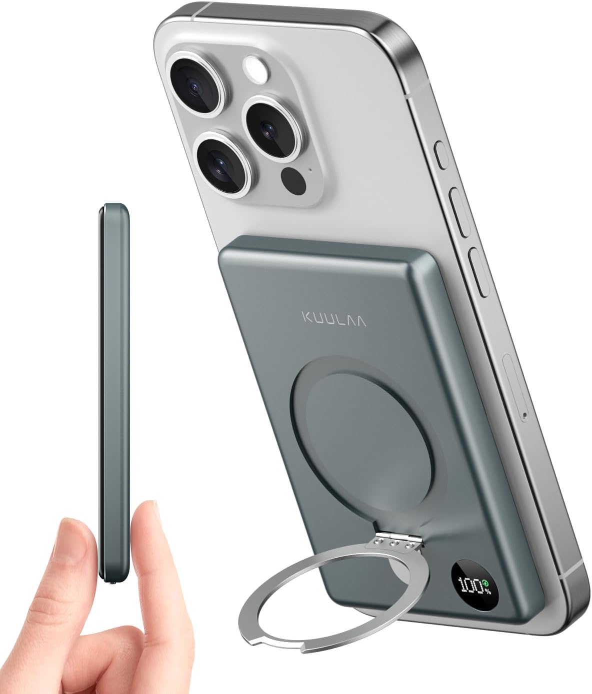 Azmuth Power Bank, per Magsafe Powerbank iPhone 10000mAh, Caricatore ...