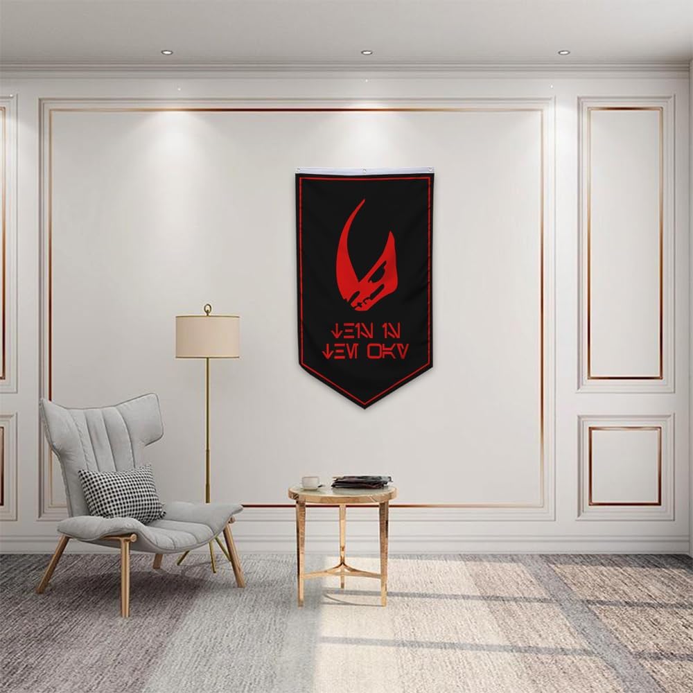 Amazon.com : Yanbooch Mandalorian Banner Flag Mudhorn Signet Banner ...