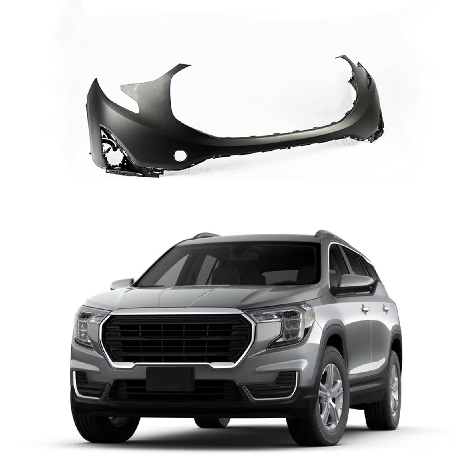 Amazon.com: Front Bumper Cover Compatible with 2018 2019 2020 2021 GMC ...