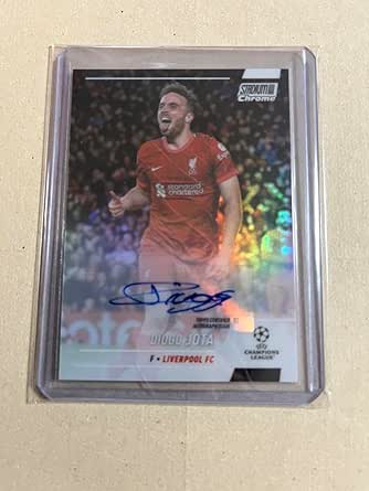 Amazon.co.jp: Topps Liverpool FC Diogo Jota Signed Card : Sports & Outdoors