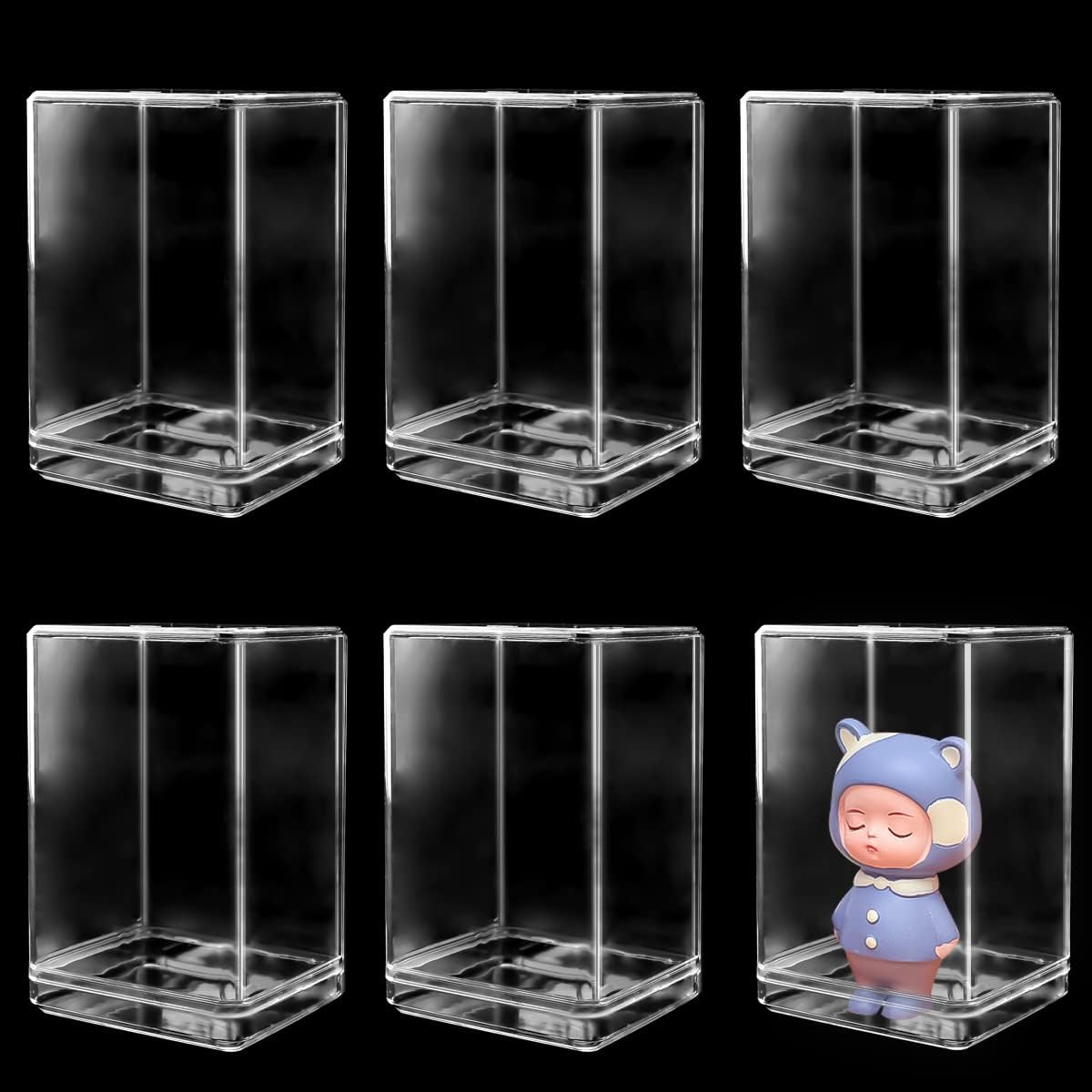 Amazon.com: 5x4x4 inch Clear plastic box protector for SMALLER sized ...