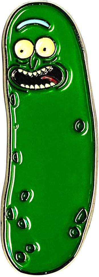 Amazon.com: Ripple Junction Rick and Morty Pickle Rick Pin