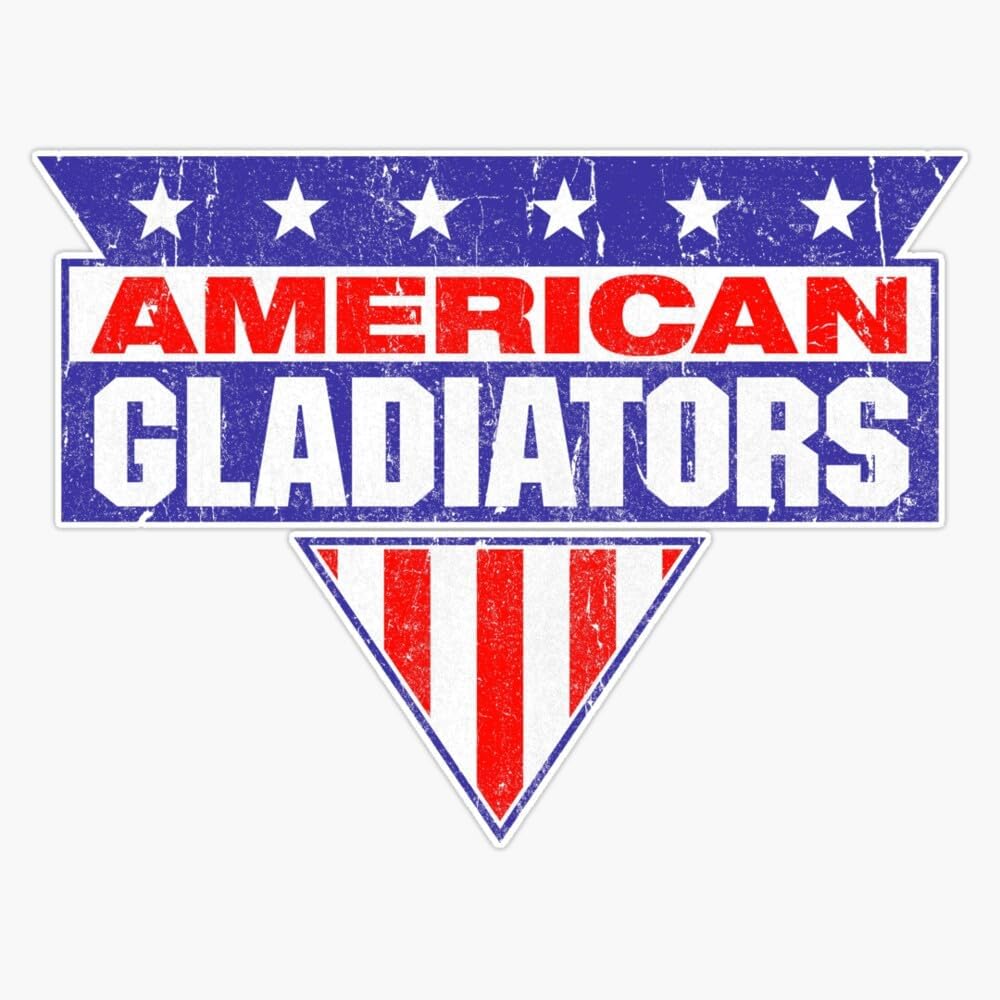 Amazon.com - American Gladiators Sticker Bumper Sticker Vinyl Decal 5"