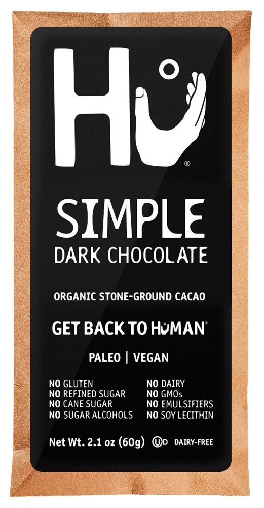 Amazon.com : HU - Organic Dark Chocolate Bar Simple - 2.1 oz. : Grocery ...