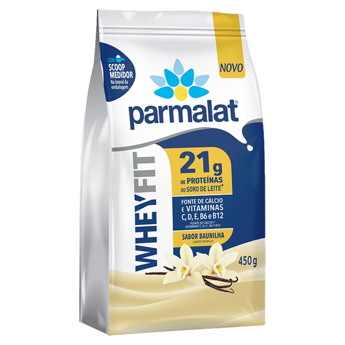 Whey Protein Parmalat Baunilha 450g | Amazon.com.br