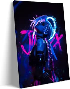 Amazon.com: Anime Poster Jinx Canvas X Wall Art Print Poster Suitable ...