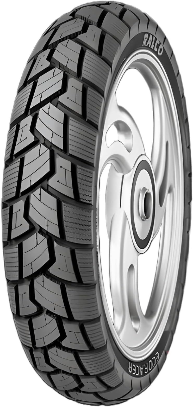 Ralco 120/80-17 ECO RACER T/L Tyre - Anti Skid, Sided Grooves : Amazon ...