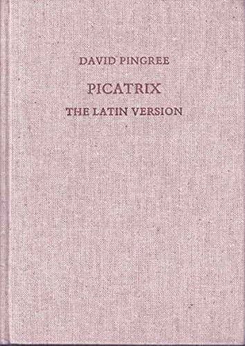 Amazon.com: Picatrix: the Latin Version of the "Ghayat Al-hakim ...