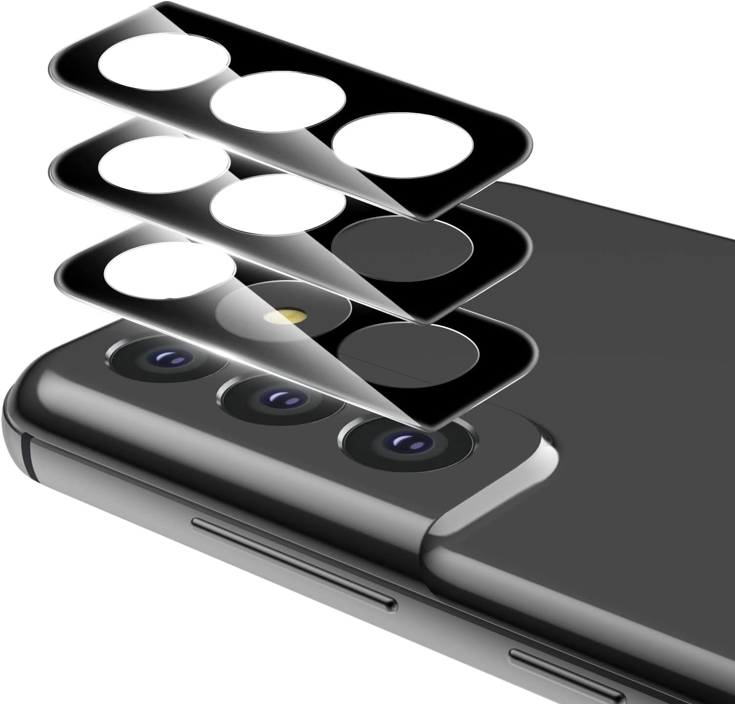 Amazon.com: imluckies [3 Pack] for Samsung Galaxy S21 FE Camera Lens ...