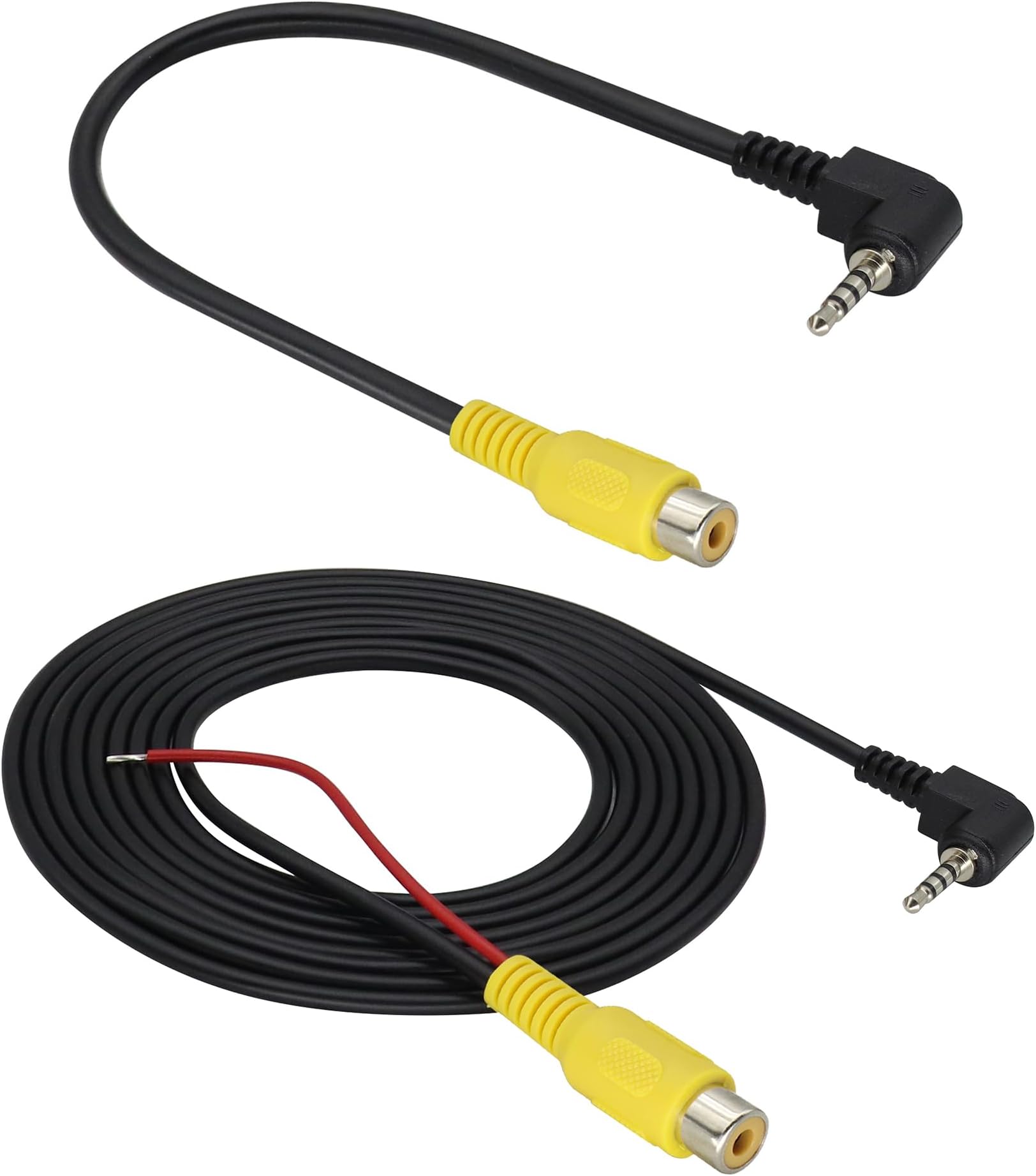 Amazon.com: iSaddle RCA to 2.5mm AV-in Cable, Car Rear View Camera to ...