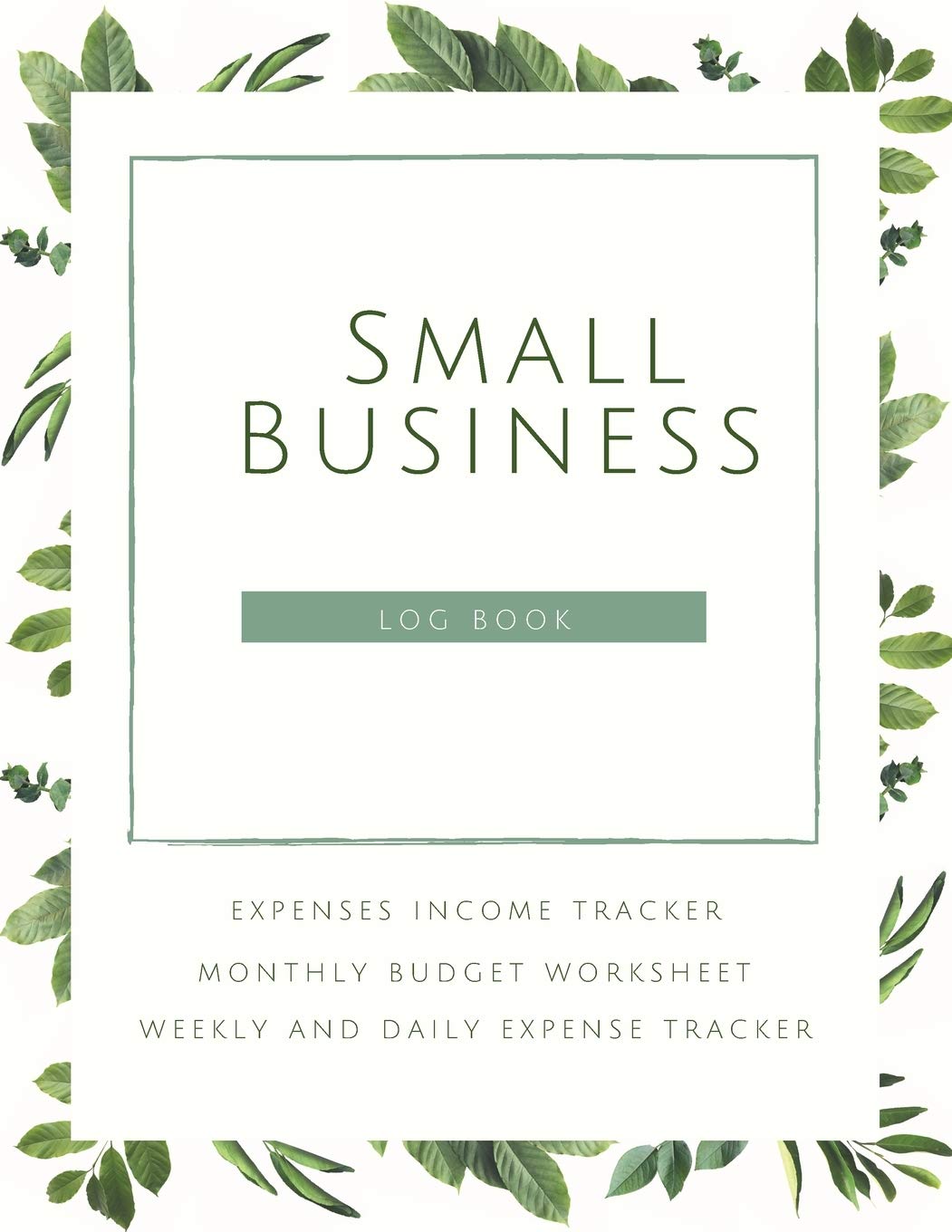 Small Business Logbook Expenses Income Tracker Monthly Budget Worksheet ...