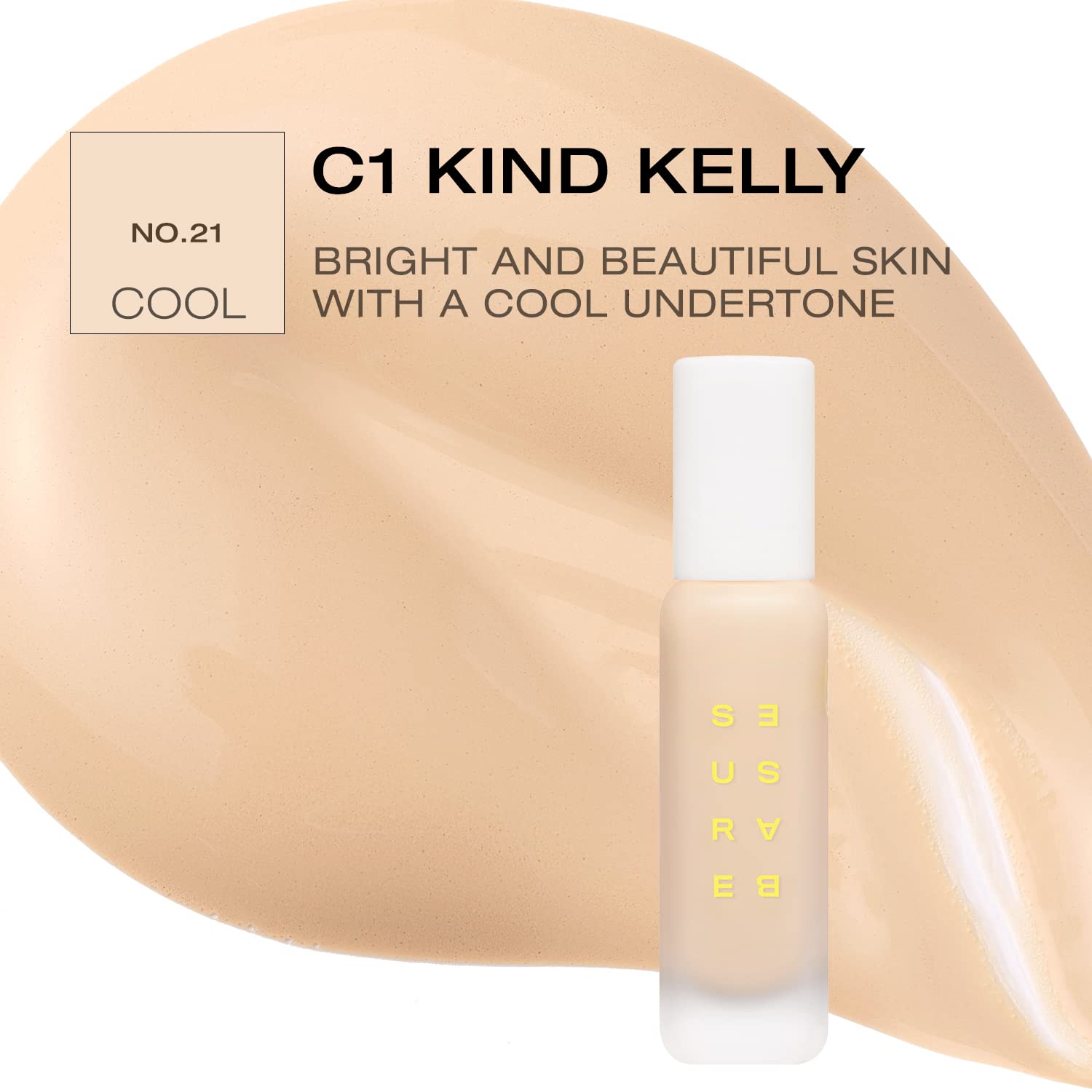 SUREBASE Nudy Steady Foundation C1 KIND KELLY Base de cobertura ...